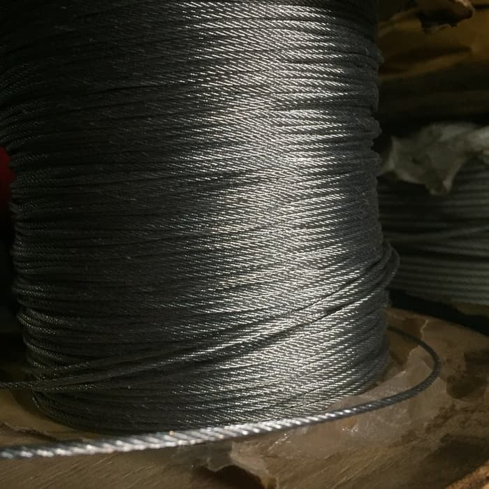 Jual Tali Kawat Baja Kabel Sling Seling GALVANIS WIRE ROPE 10mm | Shopee Indonesia