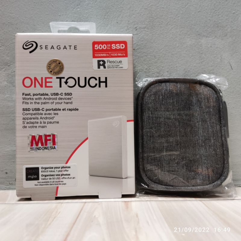 Jual Seagate NEW One Touch External SSD Solid State Drive | Shopee ...