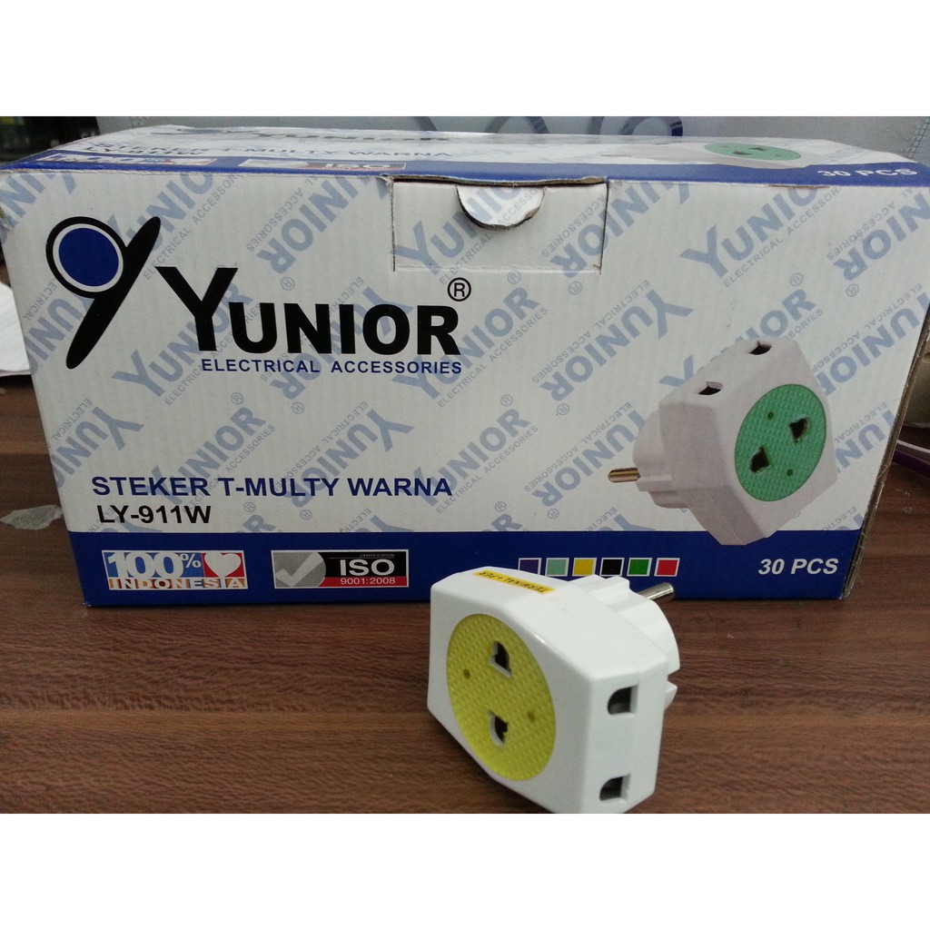 Jual Steker T Multi Jek Cabang Colokan Listrik warna LOYAL LY-911W ...