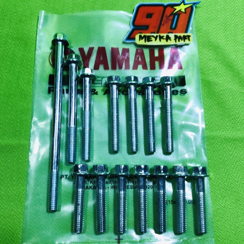 Jual BAUT BLOK BLOCK MESIN KANAN KIRI BAK MAGNET BAK KOPLING YAMAHA F1Z FIZ R FORCE ONE satu set ...