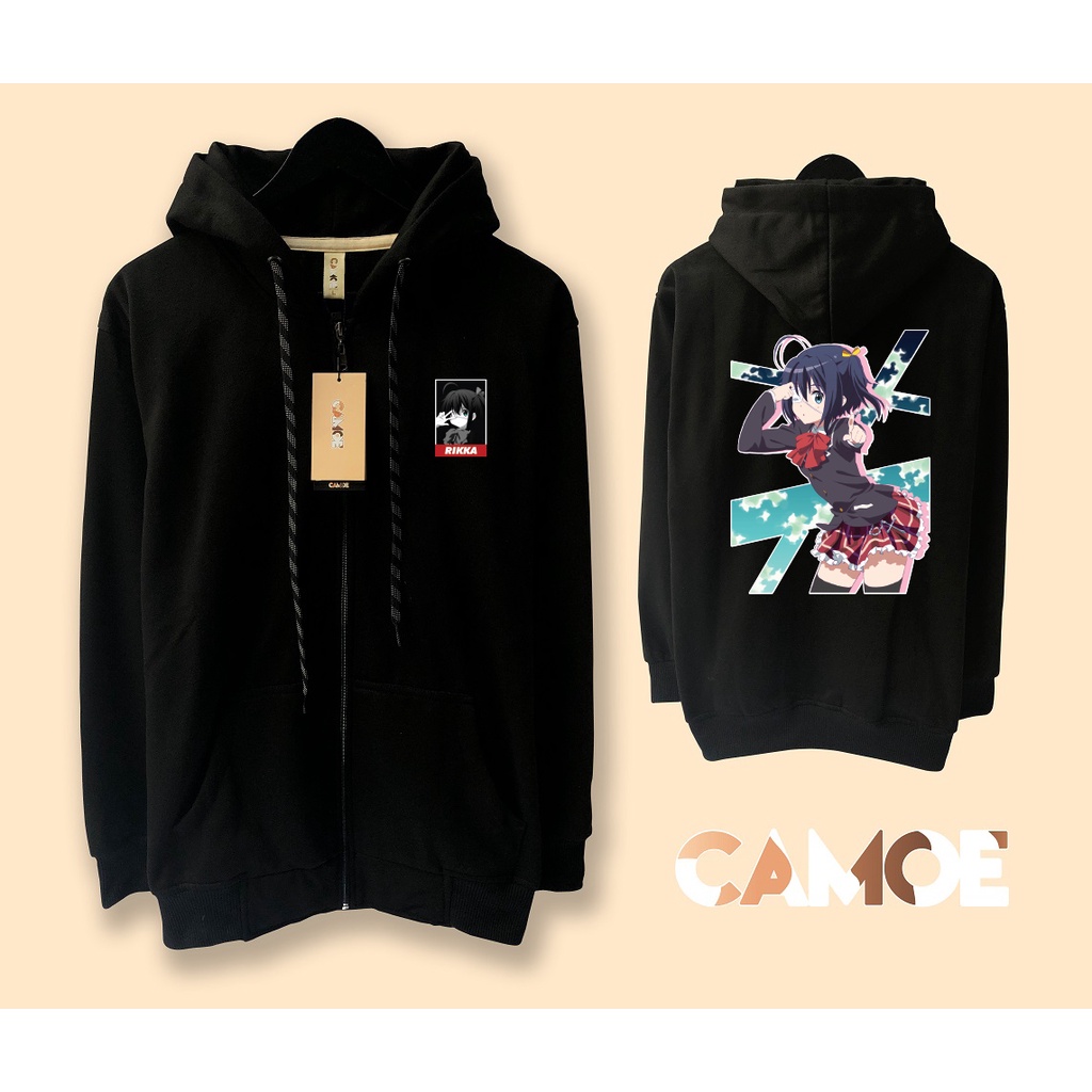 Jual Jaket Hoodie Zipper Anime Rikka takanashi chu 2 chunibyo waifu ...