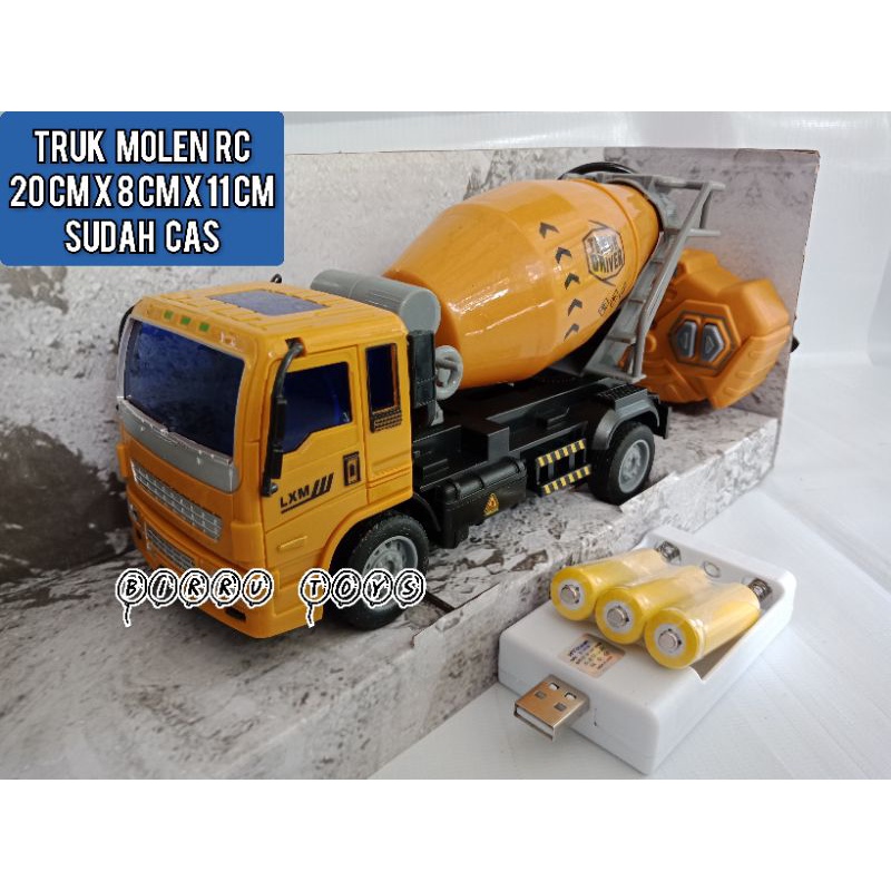 Jual FREE BATERAI REMOTE | Mainan RC Truk MOLEN SEMEN Konstruksi (BISA ...