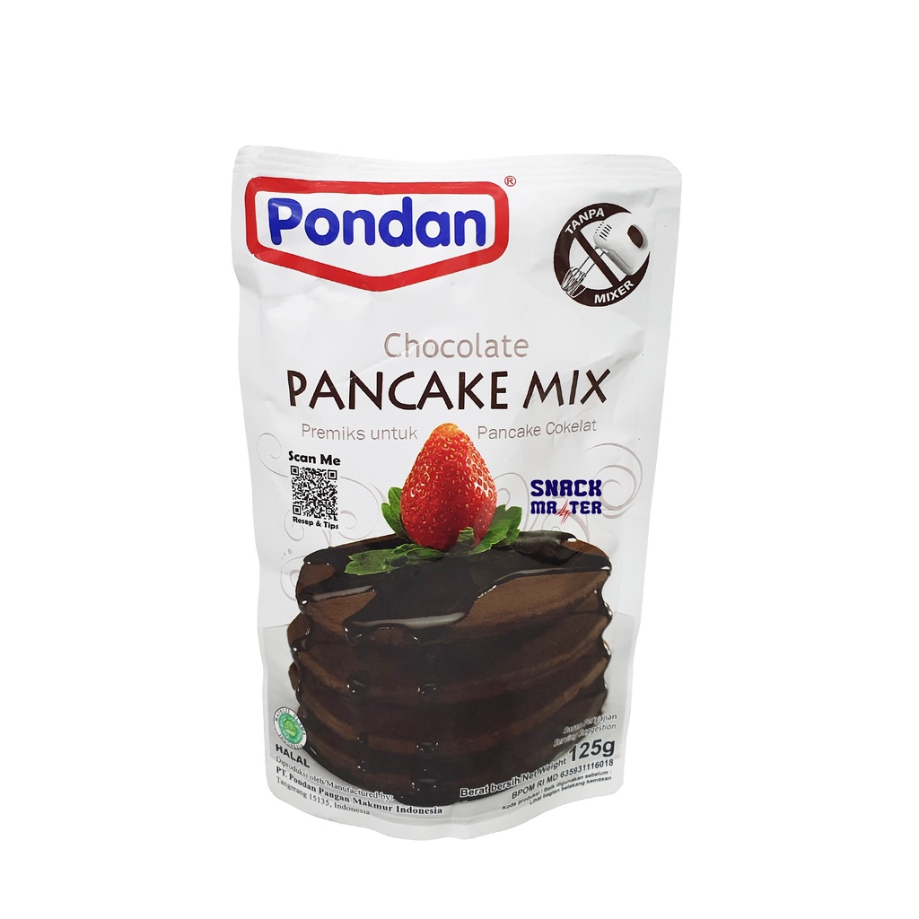 Jual Pondan Pancake Mix - Netto 125gr | Shopee Indonesia