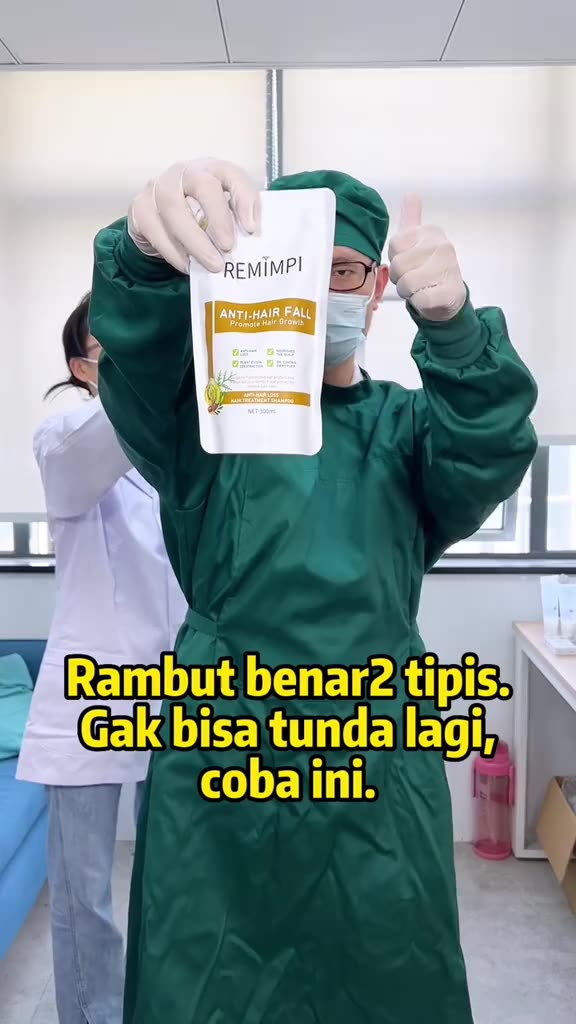 Jual REMIMPI Anti Hair Fall Hair Treatment Shampoo Oil Control Anti ...