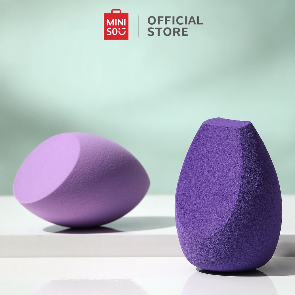 Jual Miniso Official Set Beauty Eggs Beauty Blender Sponge Makeup 2pcs ...
