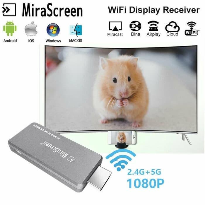 Jual Jual C1 Anycast Wireless Hdmi dongle 5G+2.4G MiraScreen Airplay DLNA C1 Berkualitas ...
