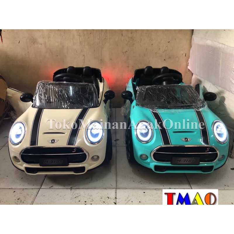 Jual Mobil Aki Anak PMB MINI COOPER MORTEIN 7188 M7188 Mainan Anak ...