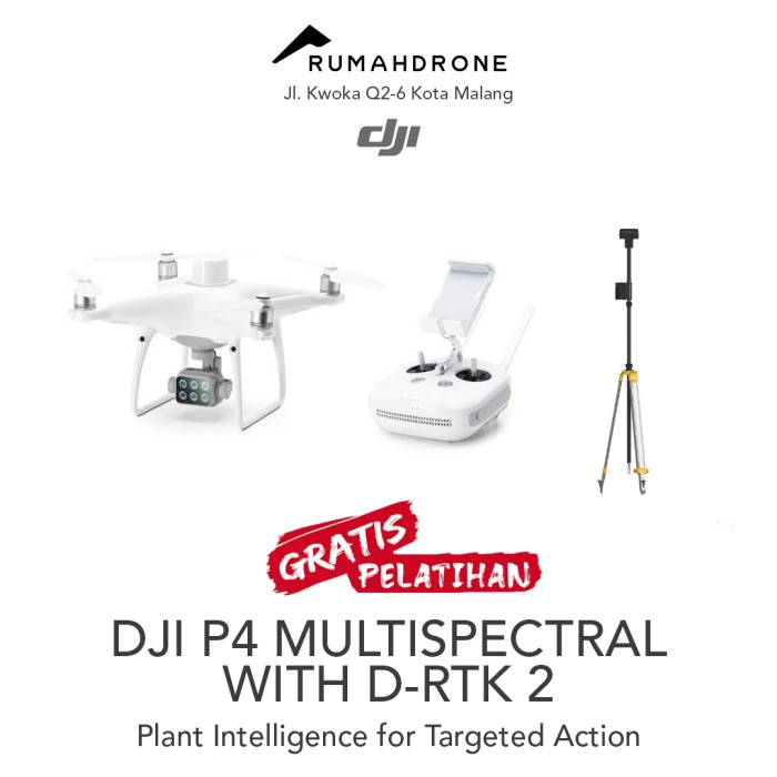 Jual DJI P4 Multispectral With D-RTK 2 Mobile Station - Garansi Resmi | Shopee Indonesia