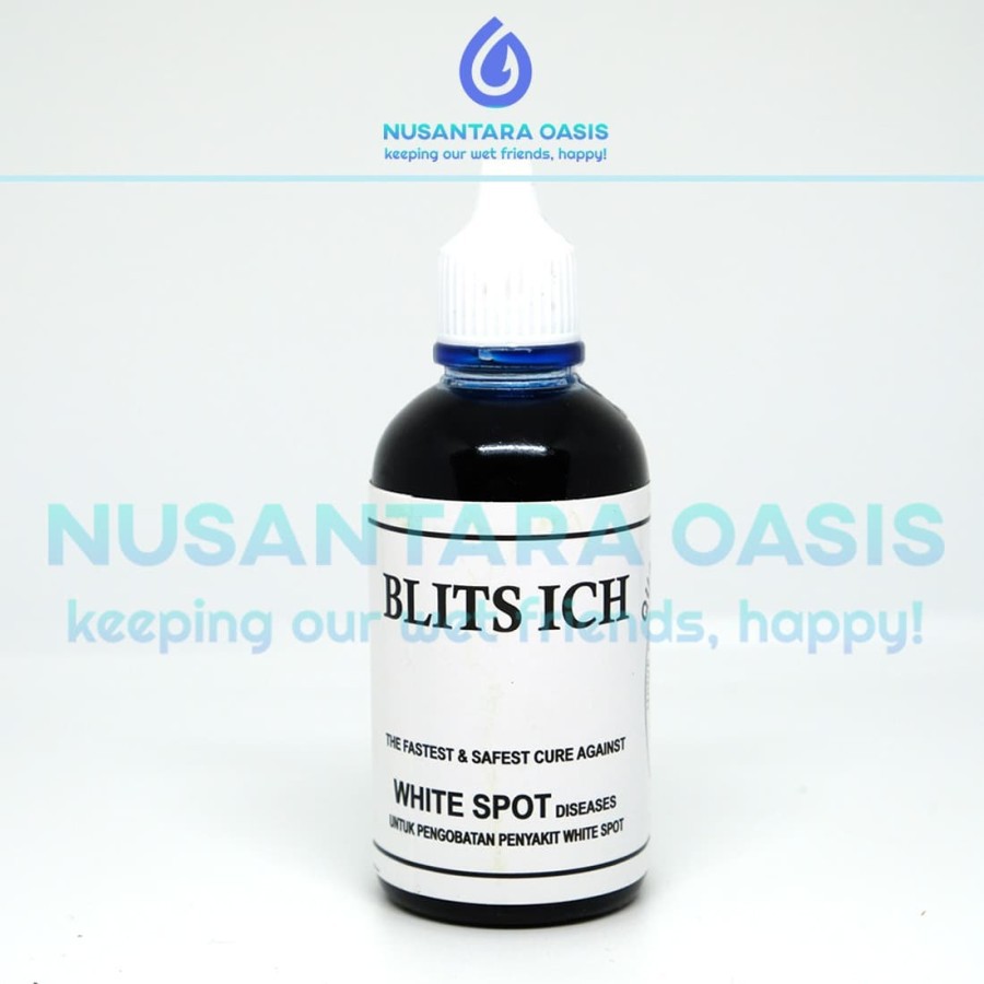 Jual BLITZ ICHT / OBAT BIRU IKAN WHITE SPOT ATAU JAMUR 75 , 100 ML ...
