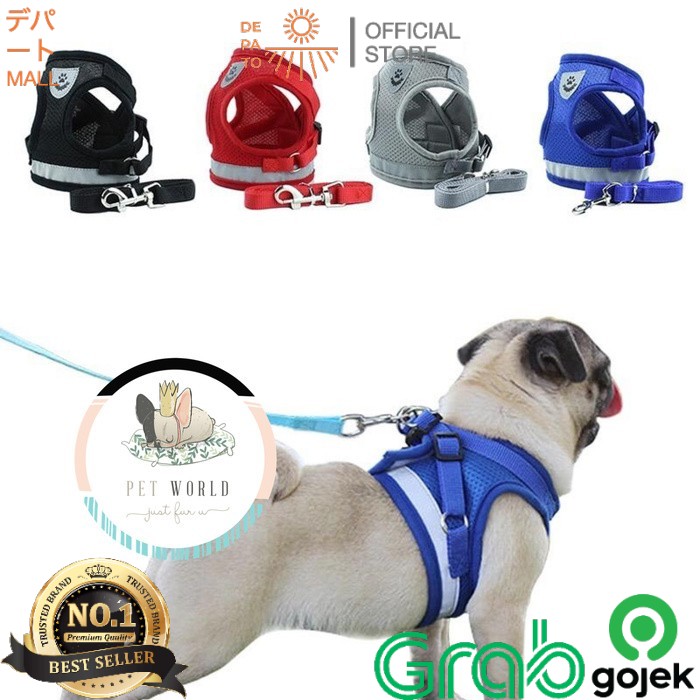 Jual PROMO Rolfe Harness - Pet Cat Dog / Leash Kalung Tali Anjing ...