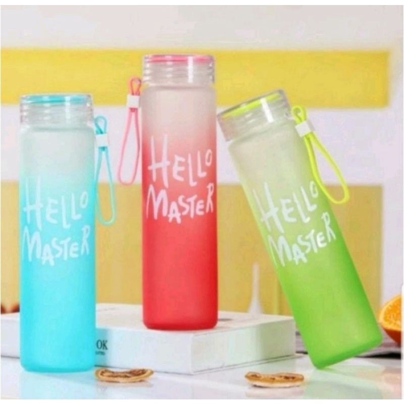 Jual botol kaca hello master non pack | Shopee Indonesia