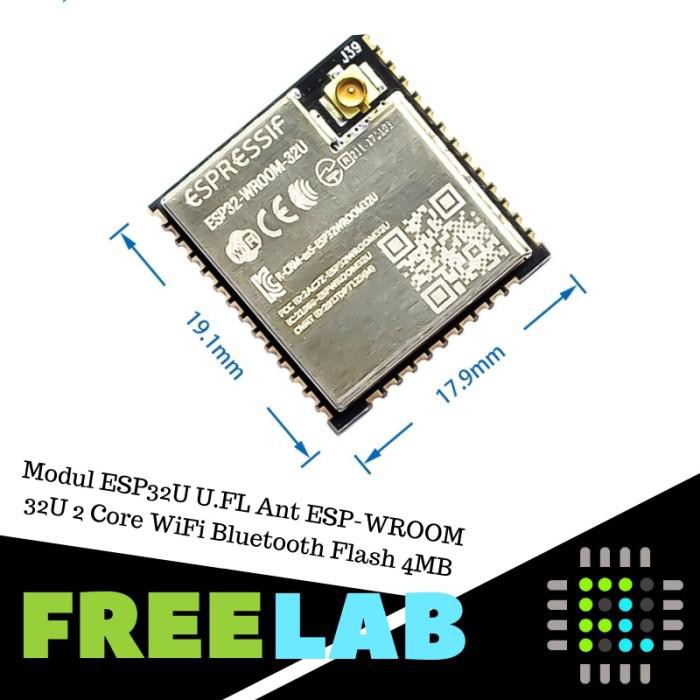 Jual Modul Esp32u U Fl Ant Esp Wroom 32u Dual Core Wifi Bluetooth Flash 4mb Shopee Indonesia