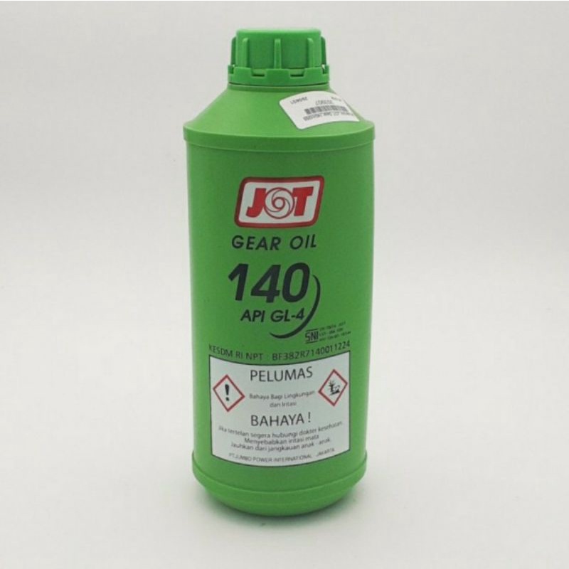 Jual Oli Gardan JOT / Gear Oil 140 API GL-4 ( 1 USQT ) | Shopee Indonesia