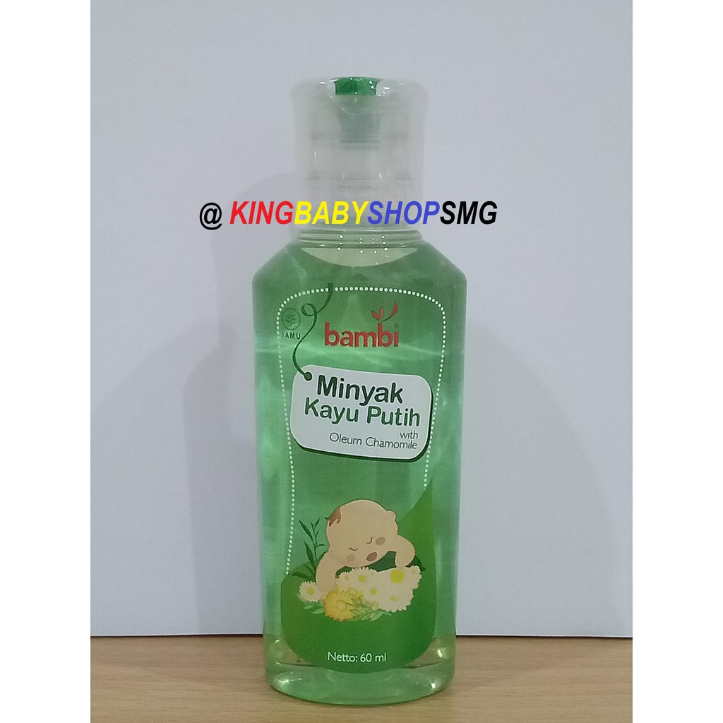 Jual Bambi Baby Minyak Kayu Putih 60ml with Oleum Chamomile | Shopee ...