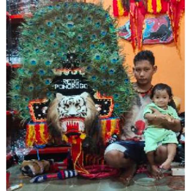 Jual REOG 1 METER (tidak bisa COD) / reog mini / reog asli / reog ...