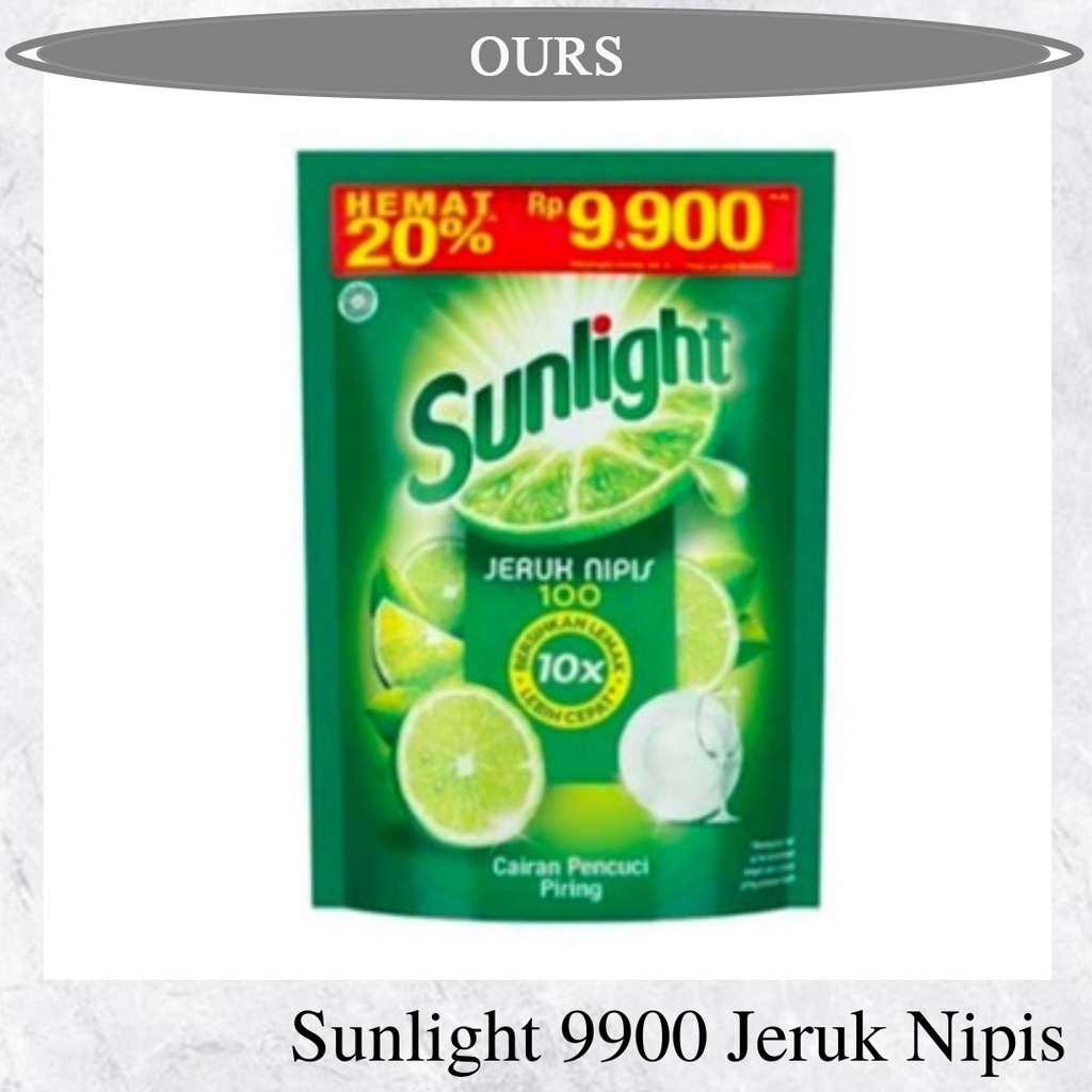 Jual Sunlight 9900 Jeruk Nipis Refill 460 ml OURSHOPNOW | Shopee Indonesia