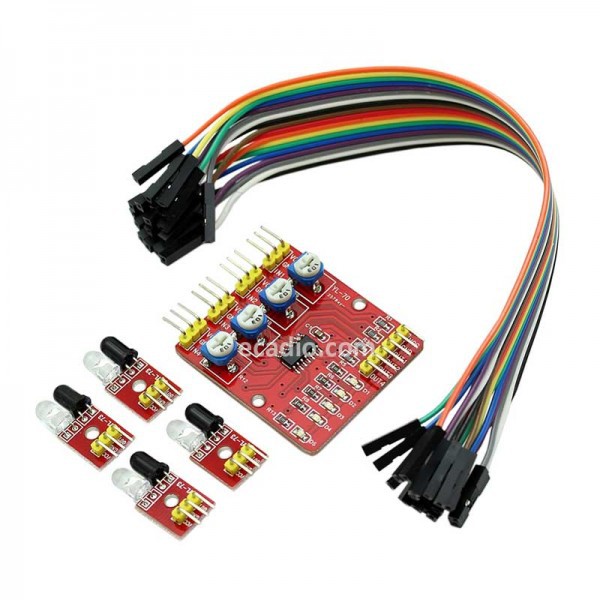 Jual Modul Sensor IR Obstacle Avoidance 4 Channel | Shopee Indonesia