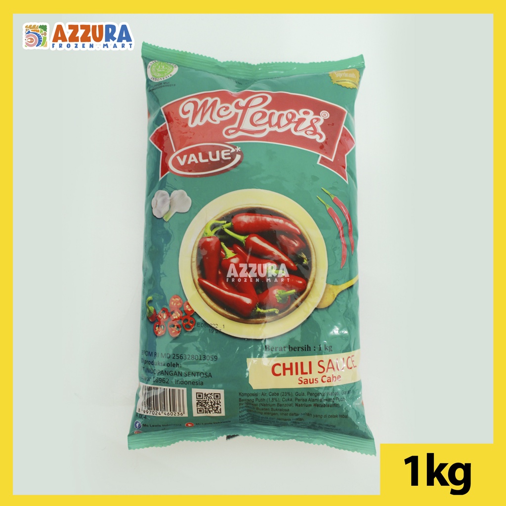 Jual Mc Lewis Saus Cabe Chili Sauce 1kg | Shopee Indonesia