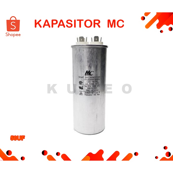 Jual Capasitor MC 50 uf / KAPASITOR AC MC 50UF | Shopee Indonesia
