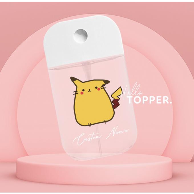 Jual Pocket Hand Sanitizer Pikachu Logo Nama Spray Bottle Pokemon ...