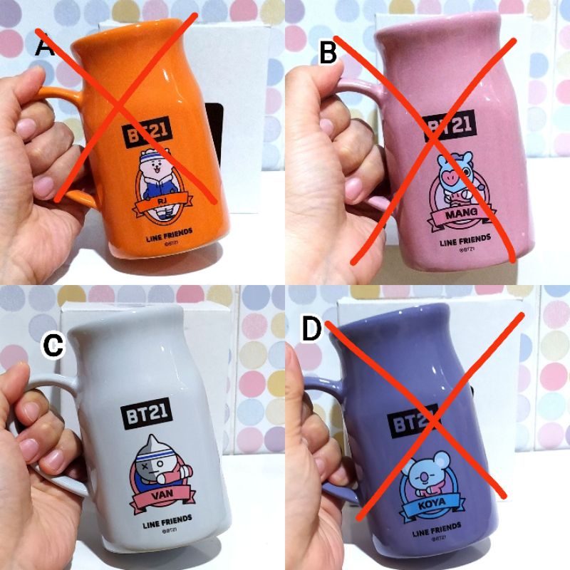 Jual Mug keramik bt21 x milk life | Shopee Indonesia