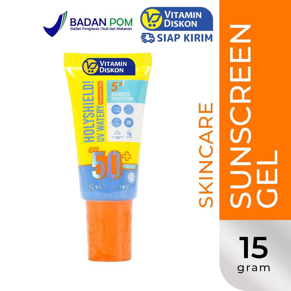Jual SOMETHINC HOLYSHIELD UV WATERY SUNSCREEN GEL SPF 50+ PA ...