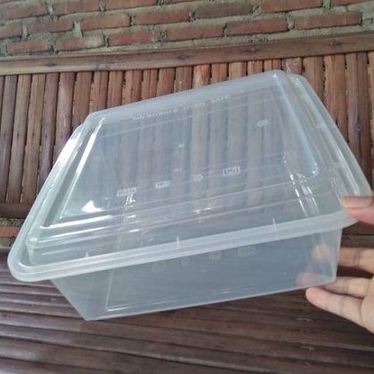 Jual Thinwall Besar 2500 ml Square/Plastik/Wadah kue/Kotak Nasi ...