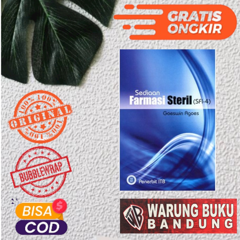 Jual BUKU SEDIAAN FARMASI STERIL (SFI-4) - Goeswin Agoes | Shopee Indonesia