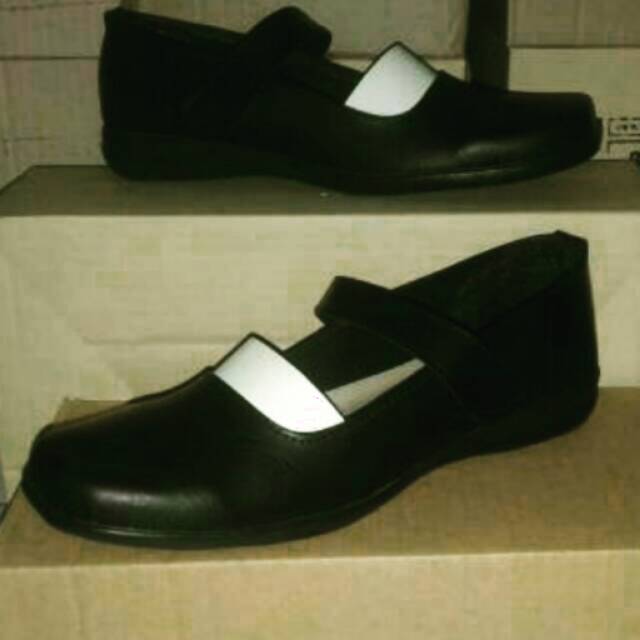Jual sepatu pantofel paskib cewek wanita pantovel sekolah fantofel ...