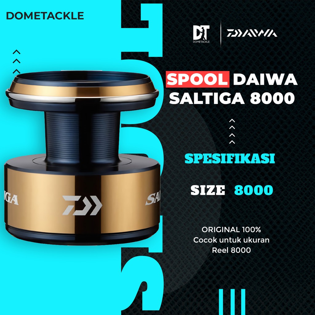 Jual Spool Reel Pancing Daiwa Saltiga 8000 Model 2020 Original | Shopee Indonesia