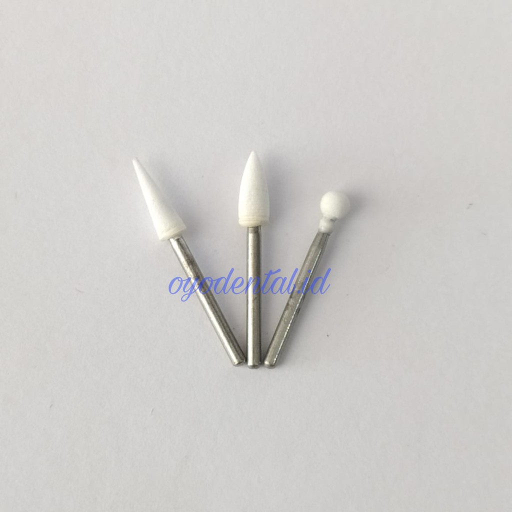 Jual Dental bur Arkansas stone / bur poles gic Alpin / white stone ...