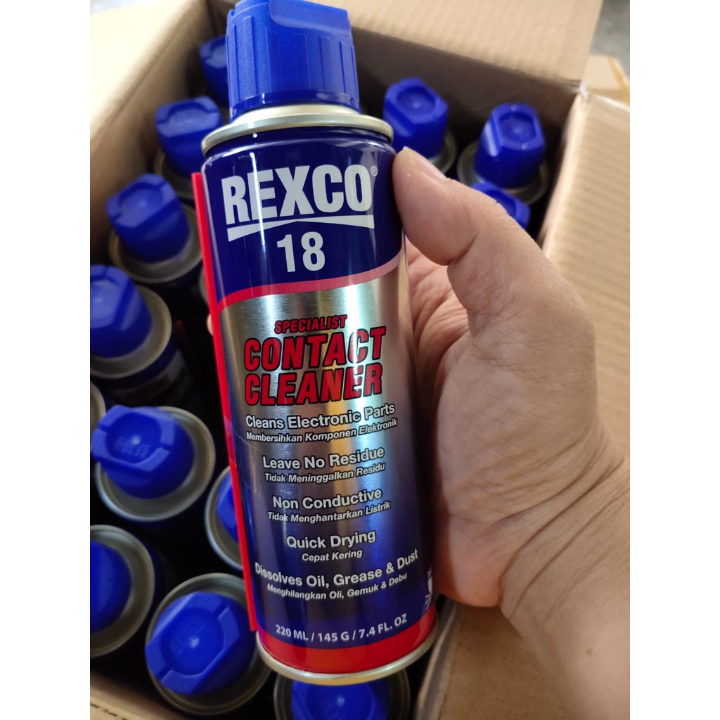 Jual Rexco 18 220Ml / Rexco 18 220 Ml Contact Cleaner | Shopee Indonesia