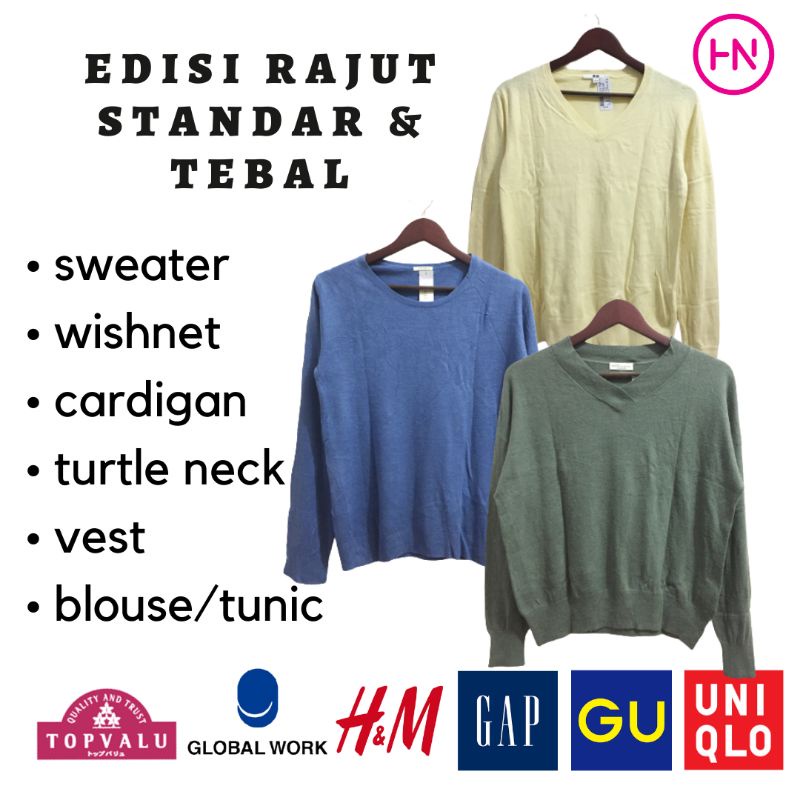 Jual Sweater Rajut Branded Preloved (Unisex) | Shopee Indonesia