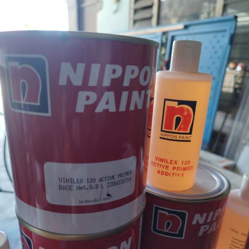 Jual Cat Dasar Besi Vinilex 120 Active Primer Nippon Paint 1 KG | Shopee Indonesia