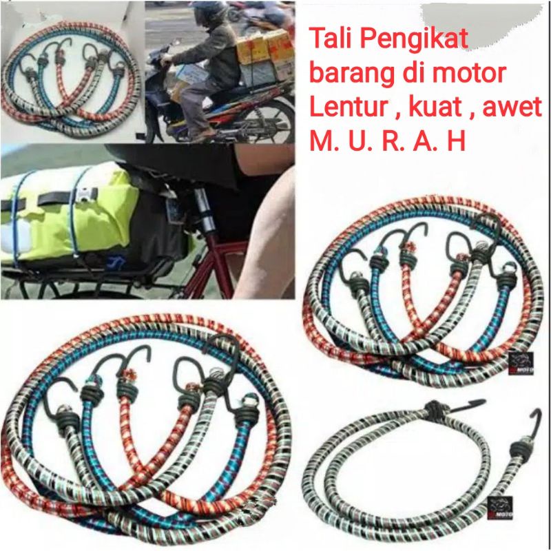 Jual Tali Karet Motor 1 Meter / Tali Pengikat Barang Di Motor 60cm ...
