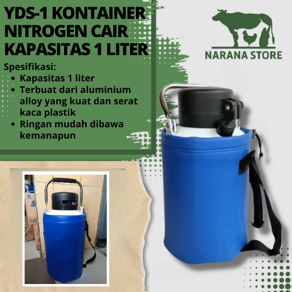 Jual Yds 1liter Kontainer Nitrogen Cair Kapasitas 1 Liter Liquid Nitrogen Container Tangki Wadah ...