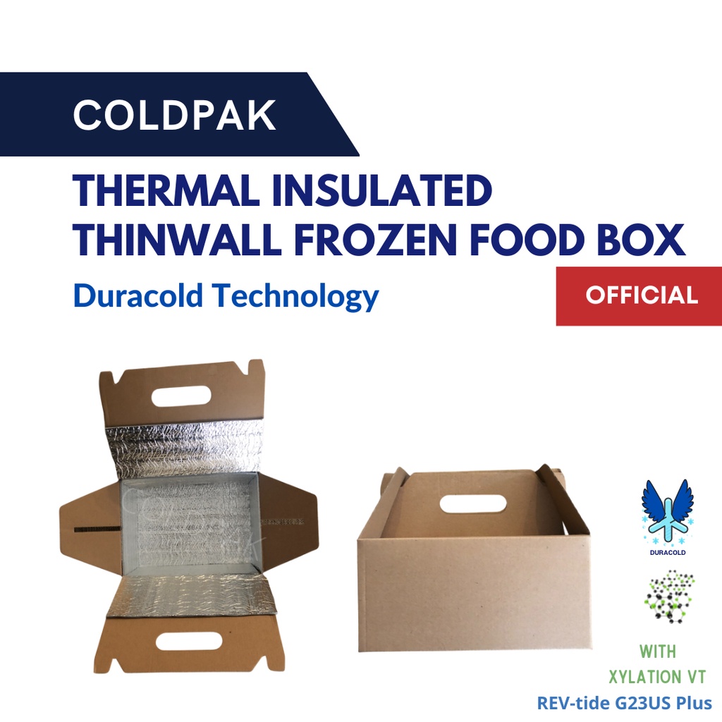 Jual COLDPAK Thermal Insulated Gable Box Thinwall Frozen Food Tahan ...
