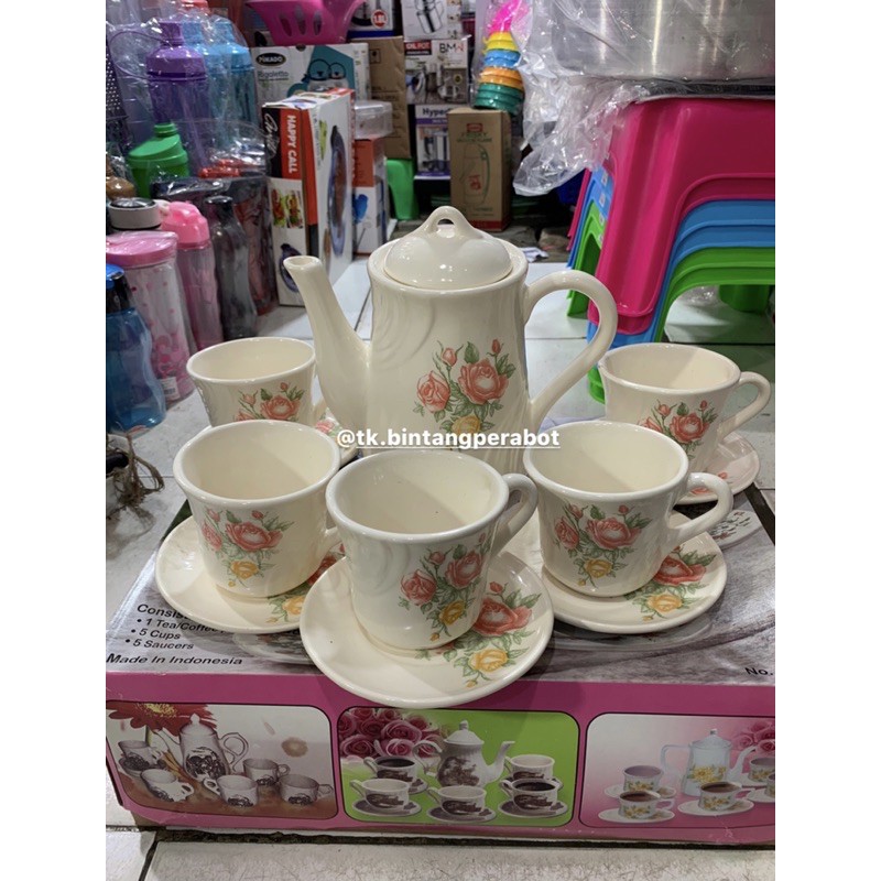Jual Napoleon-Tea Set / Coffee Set Keramik / Cangkir Set Keramik ...