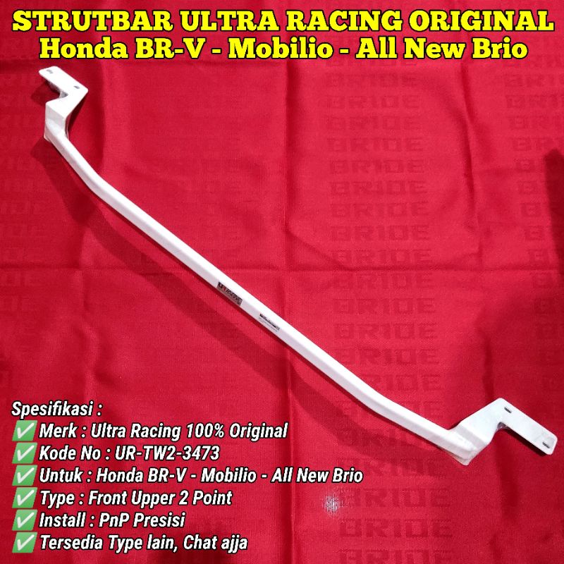Jual Front Strutbar Honda BR-V - Mobilio - All New Brio | Shopee Indonesia