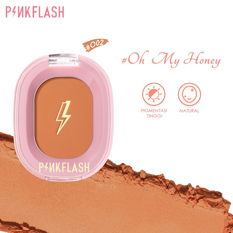 Jual PINKFLASH Matte Shimmer Cheek Makeup Blush O02 1Piece | Shopee ...