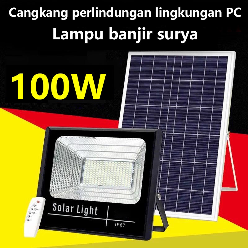 Jual Solar Light Lampu Panel Surya tenaga 300Watts Led Outdoor Flood ...