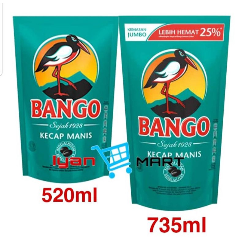 Jual Bango Kecap Manis 520ml / Bango Kecap Manis 735ml | Shopee Indonesia