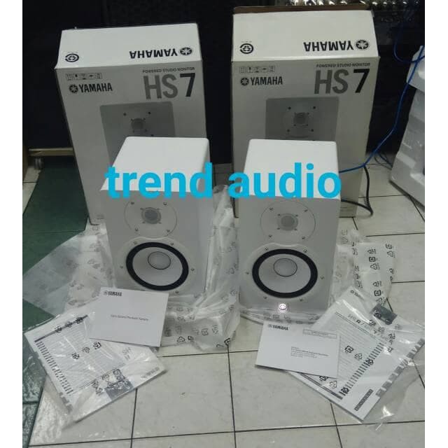 Jual speaker active aktif YAMAHA HS7 HS 7 putih. ORIGINAL - Hitam | Shopee Indonesia