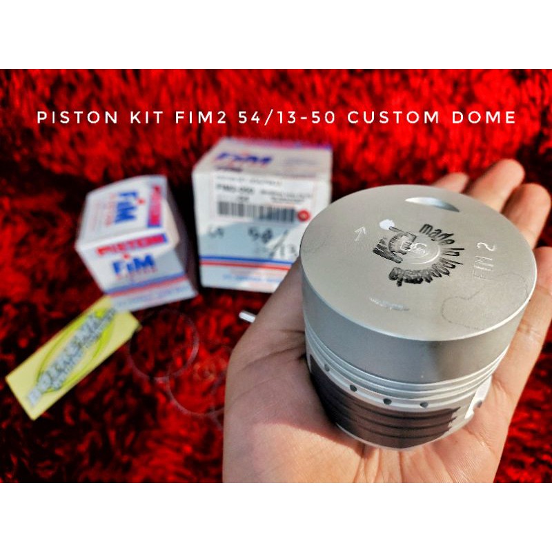 Jual PISTON KIT FIM 2 DIAMETER 53.5| 54 | 55 | 55.25 PIN 13 CUSTOM DOME ...