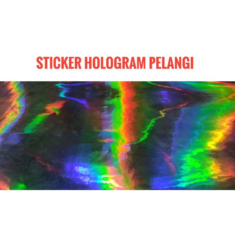 Jual Sticker Hologram Pelangi Metal Jig Popper Spoon | Shopee Indonesia