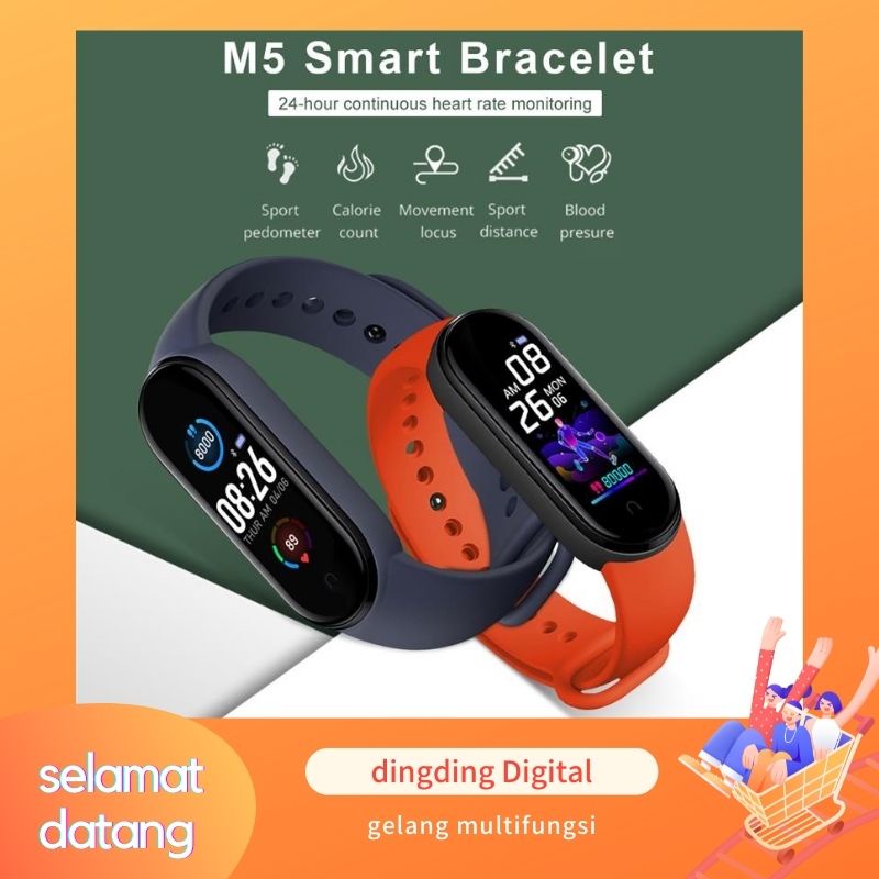 Jual Mi Band M5 Smartwatch Xiaomi M6 Jam Tangan Smartwatch Sport ...