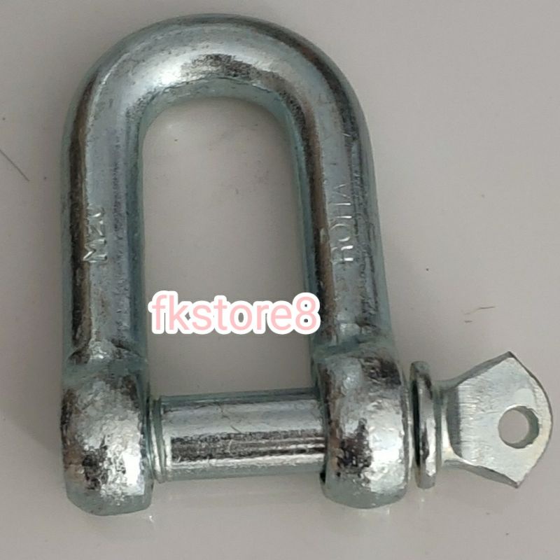 Jual Segel D Galvanis 20mm (3/4") / Shackle D Galvanized M20 | Shopee ...