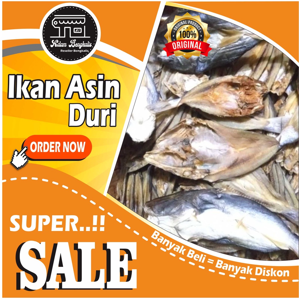 Jual Ikan Asin Duri / Belukang Fresh dari laut Pulau Bengkalis ...