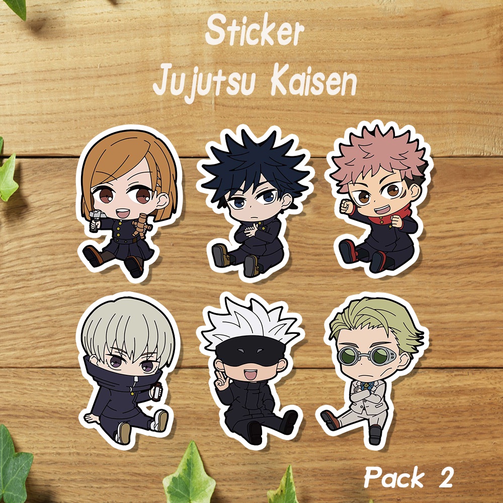 Jual Sticker Anime Jujutsu Kaisen / Stiker Pack Gojo Satoru (6Pcs ...