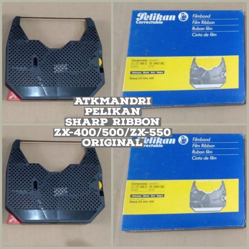 Jual PITA PELIKAN SHARP RIBBON ZX-400 /500 /ZX-550 ORIGINAL | Shopee ...